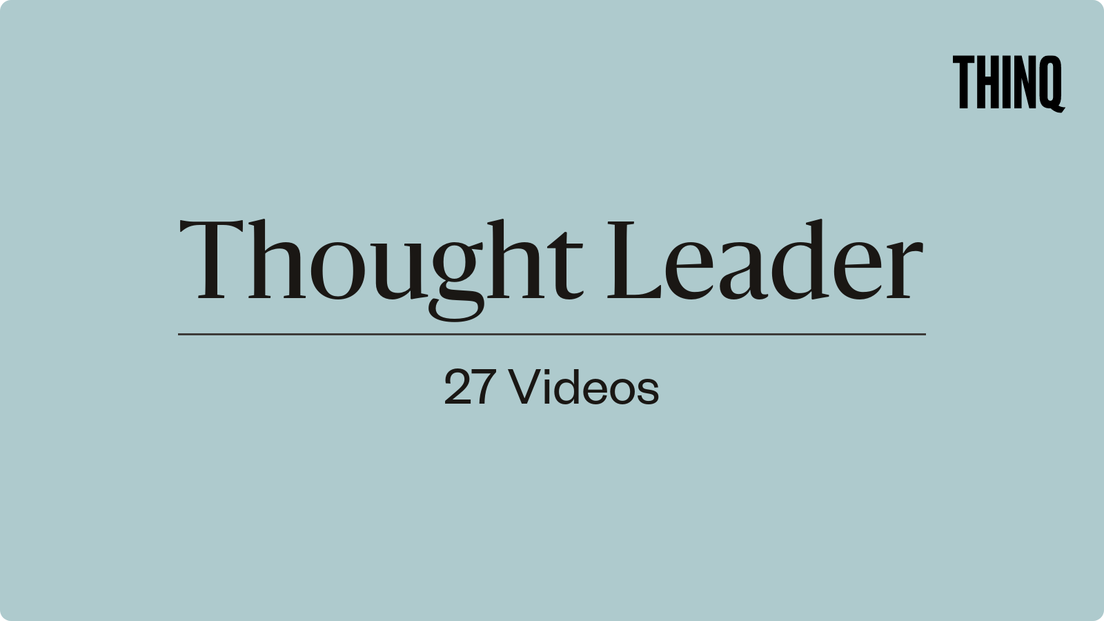 Thought Leader