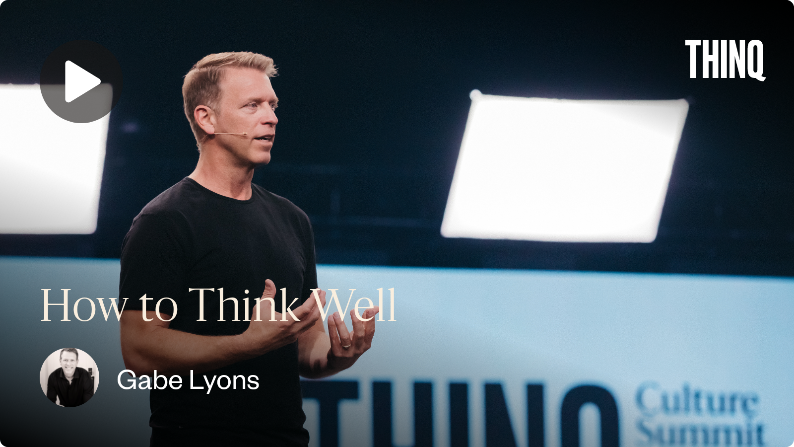 How to Think Well Video Page