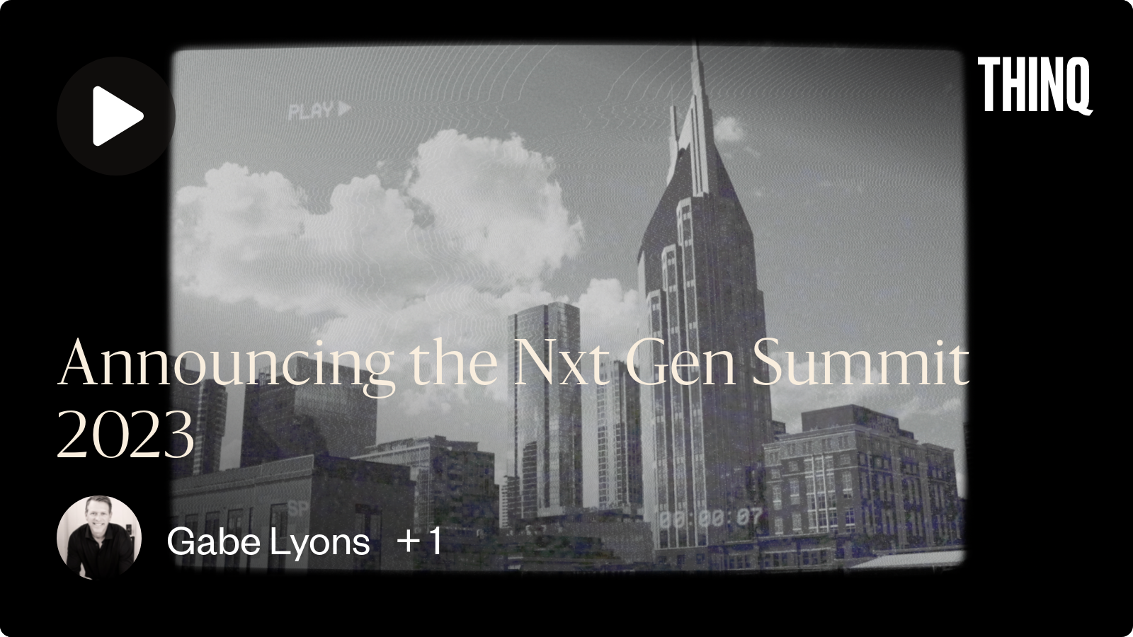 Announcing Nxt Gen Summit 2023 Video Page